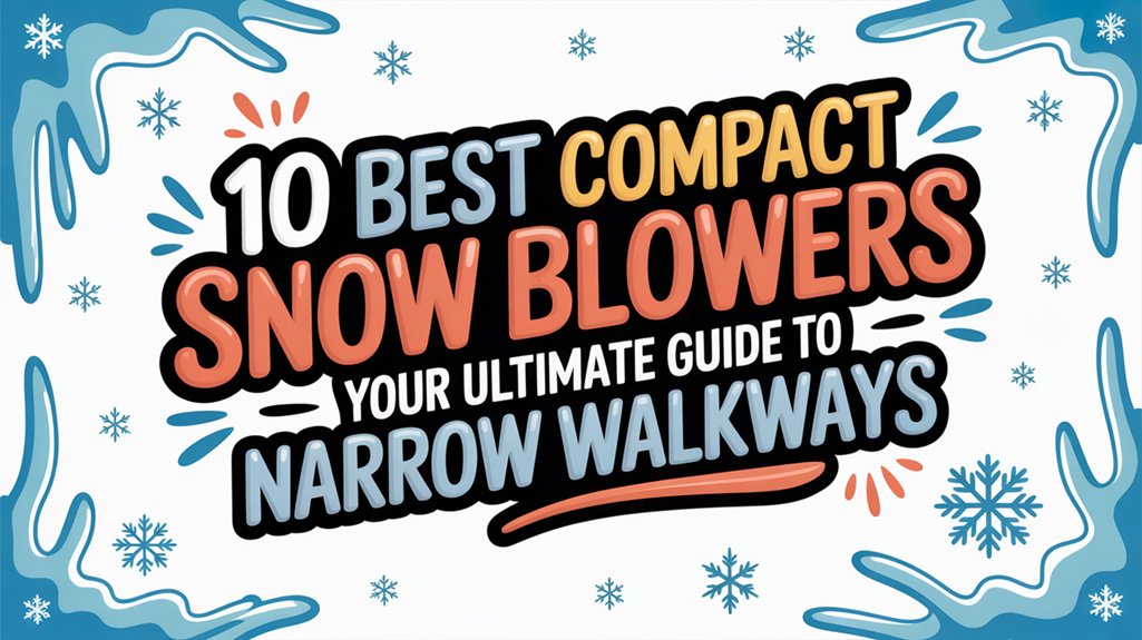 10 Best Compact Snow Blowers for Narrow Walkways - Your Ultimate Guide ...